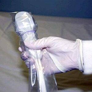 Ultrasound Probe Cover - Transducer Cover Latex-Free Disposable Clear, 6" x 35", Individual Packaging (100 PCS)