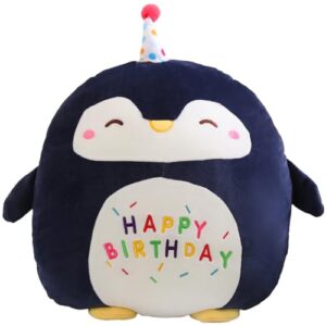 fawowe penguin plush toy penguin stuffed animal cute birthday penguin plushies pillow soft happy birthday plush toy gifts for kids home decor