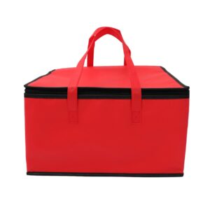 uthclo 1pc insulation bags insulated cooler bag pizza insulation tote pizza bag reusable shopping bags food warmer bag reusable bag heater bag for bento car non-woven fabric