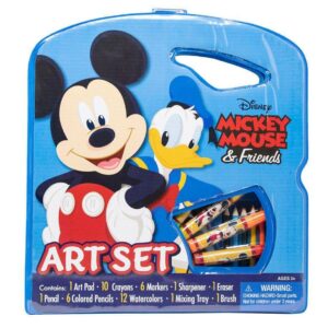 disney kids art tote, blue