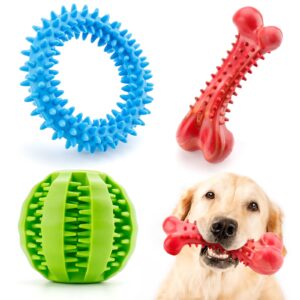 hhainovi dog chew toys for aggressive chewers,super chewer dog toys for medium small dogs,3 pack super chewer dog toys with tough, heavy duty dog teething toys with tough nylon