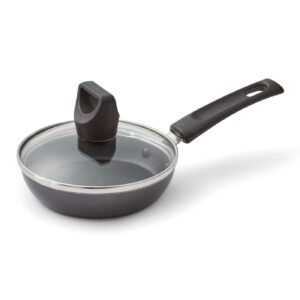 non-stick fry pan one egg 4.5 inch - black