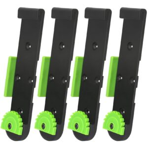 track rack for guide rail, guide rail holders, track saw guide rail mount, track saw guide organizer 4 pack