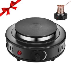 artilife mini hot plate small hot plate,small hot plate electric mini,mini hot plate electric,cast iron electric hot plate,perfect size for moka pot (500w black small hot plate)