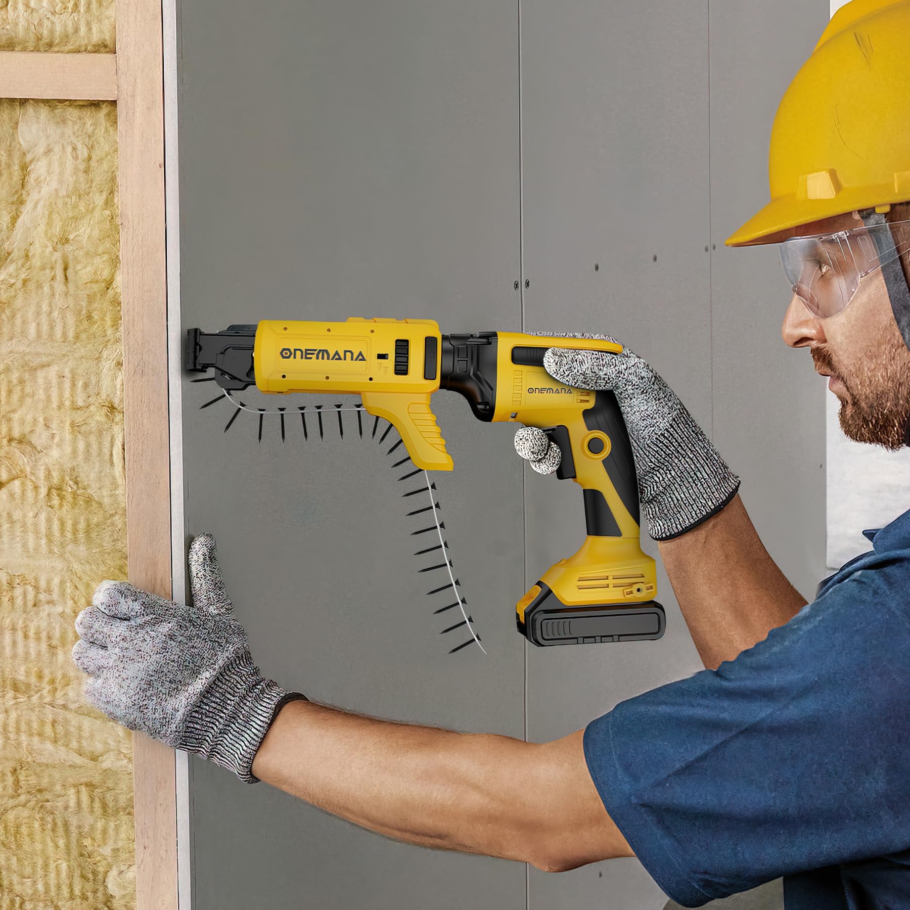 ONEMANA Collated Screw Gun Attachment, Suit For Dewalt DCF620