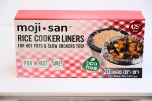 moji san rice cooker liner, 20 count (1)