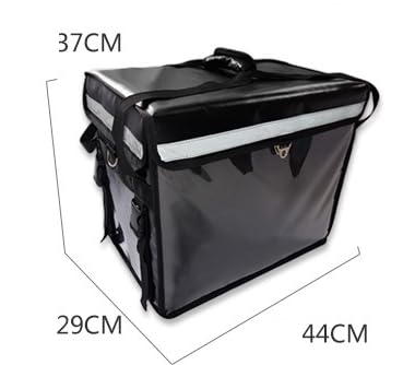 MAXBA Waterproof take-out boxes, delivery boxes, home dinner boxes, insulated food delivery backpacks, pockets and receipt windows, reusable refrigerated bags for food and beverage delivery