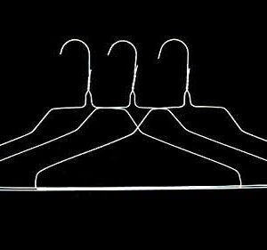 Wire Hangers, Standard Clothes Hangers (50, White)