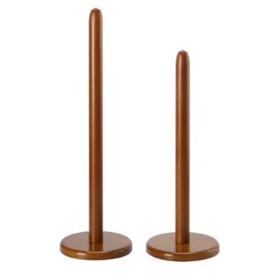 artowell accessory replacement spindles, exclusively compatible with artowell brand dual-axle yarn holder asin:b0cks1tsv6 (one long and one short set，walnut-colored finish)