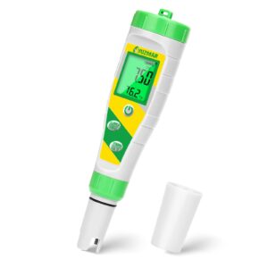 uiuzmar pool salt tester ph meter for saltwater pool digital salinity meter for swimming pool hot tub spa aquarium ppm ec meter for hydroponic nutrient solution tds meter for drinking water, ro system