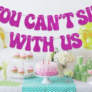 You Can't Sip With Us Banner, Mean Girl Party Decorations, Girls Night Decorations, Mean Girl Birthday Bachelorette Wedding Bridal Shower Party Decor Supplies Rose Red