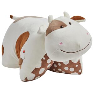 pillow pets - sweet scented chocolate cow puff - stuffed animal - plush