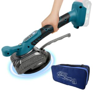 tile vibration tool compatible with makita 18v battery, cordless tile vibration machine with 5 adjustable speed & suction cup & digital display(no battery&charger)