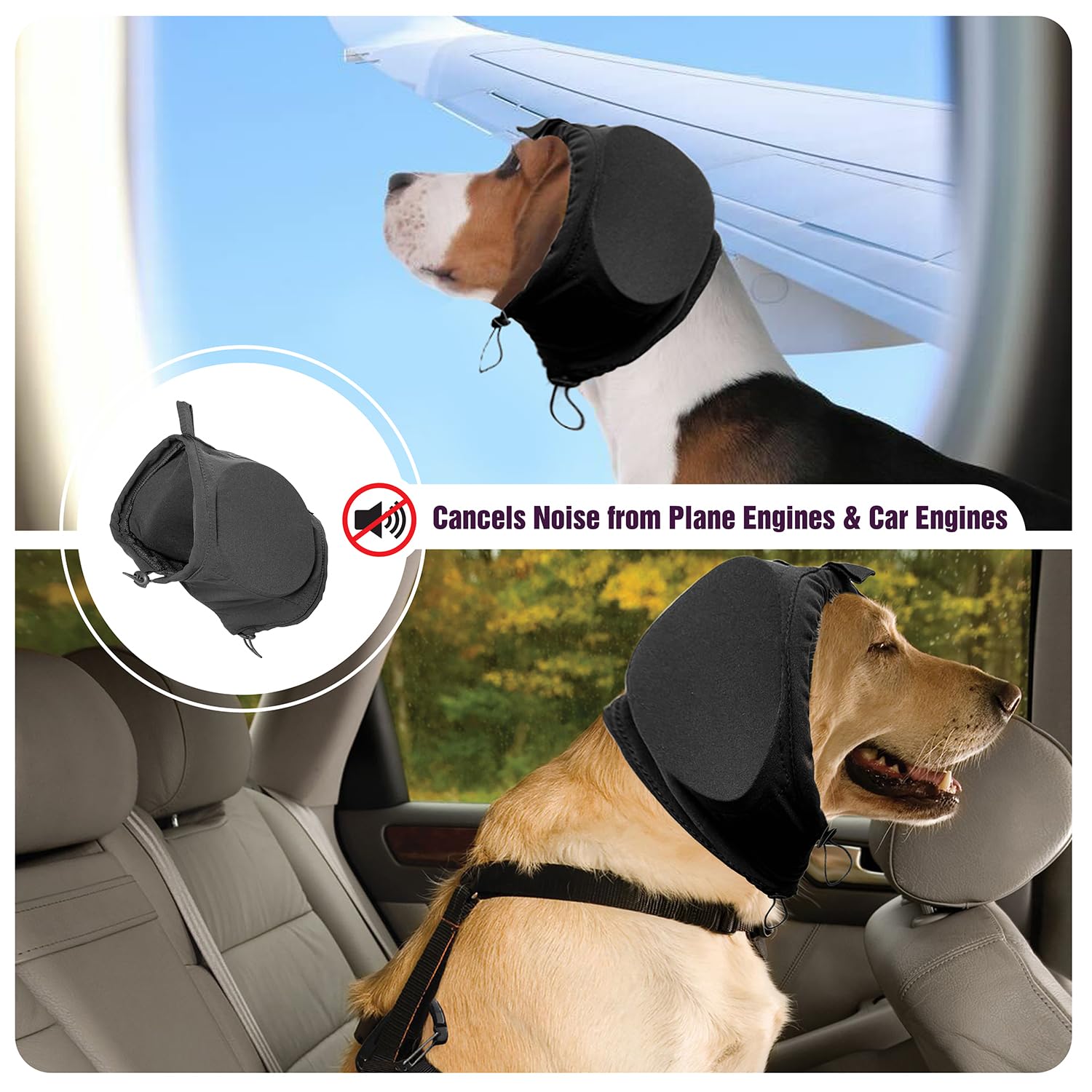 Dog Ear Muffs for Noise Protection, Dogs Noise Cancelling Headphone Dog Ear Safety Hearing Protection Small