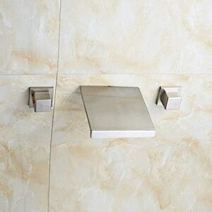 kitchen taps kitchen tap faucet new two square handles waterfall sink faucet wall mounted bathroom bathtub sink mixer taps