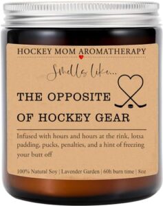 hockey mom - hockey mom candle - hockey mom gift - hockey team mom gift - birthday gift for mom - mother's day gift - unique gift for mom - hockey gift manager