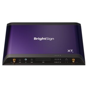 brightsign xt1145 powerful ultra-thin player delivering the video from 1080p to 8k60p & playing 3d motion graphics at high frame rates. expanded i/o package with gb ethernet supporting