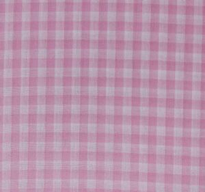 richlin fabrics 3 yard pack 1/4" gingham check pink/white