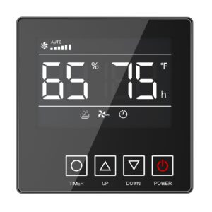 moiswell digital humidity remote controller for crawl space commercial dehumidifier, temperature, timer, adapt humidity level for model mp70|m145|xp235