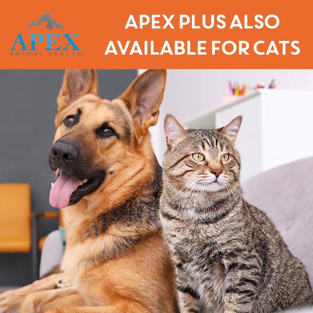 Apex Plus Flea and Tick Prevention for Dogs | Small (5-22 lbs) | 3-Month Supply | Dog Flea and Tick Treatment | 24-Hour Activation, Waterproof, 30-Day Protection