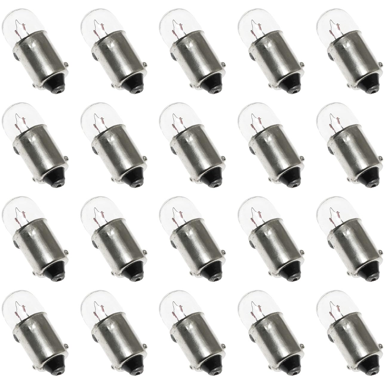 SQXBK 20PCS 12V0.11A2W Automotive Incandescent Bulbs Mini Screw Base Light Bulbs Miniature Screw Base Light Bulbs for Home Experiment Circuit Electrical Test Accessories