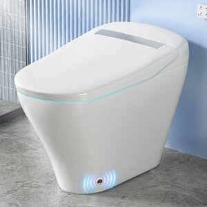 small smart toilet bowl, foot sensing flush bidet toilet, tushy bidets for existing toilets, composting toilet with heated bidet, one-piece toilet seat, auto flush, remote control