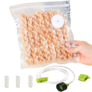 vacuum zipper bags compatible with foodsaver，can be repeatedly used vacuum zipper bags can be used with the foodsaver fm2000 fa2000 fm2100 gm fax12 000vacuum sealer（15 pieces）