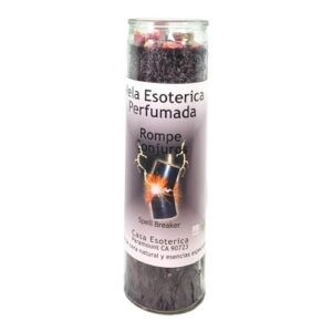 spell breaker-palm wax spiritual intention spell candle-[black] | vela casa esoterica perfumada- (rompe conjuros)