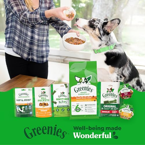 Greenies Smart Essentials Small Breed Adult High Protein Dry Dog Food Real Chicken & Rice Recipe, 13.5 lb. Bag