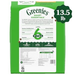 Greenies Smart Essentials Small Breed Adult High Protein Dry Dog Food Real Chicken & Rice Recipe, 13.5 lb. Bag