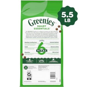 Greenies Smart Essentials Small Breed Adult High Protein Dry Dog Food Real Chicken & Rice Recipe, 5.5 lb. Bag