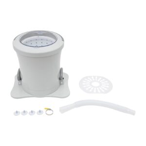 DCEHKR Mini Manual Washing Machine, 2 In 1 Manual Non Electric Washing Machine and Clothes Spin Dryer, 2.4Gal Mini Washing Machine Can be Used In Flats, Motels And Dormitories (White)