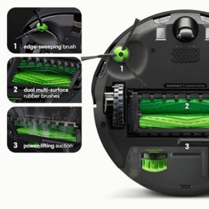 iRobot Roomba i3+ EVO (3554) Robot Vacuum - Self-Empty for Up to 60 Days, Clean by Room with Smart Mapping, Compatible with Alexa, Personalized Cleaning