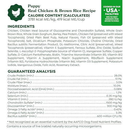 Greenies Smart Essentials Puppy High Protein Dry Dog Food Real Chicken & Brown Rice Recipe, 13.5 lb. Bag