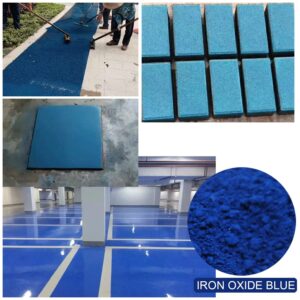 Huixiang 0.44lb 7oz Concrete Cement Pigment-blue Iron Oxide Powder, Concrete Cement Dye Pigment for Brick, Tile, Clay, Lime, Mortar, Grout, Plaster, Paint, Bath Bombs Coloring Powder(Blue,0.44lb)