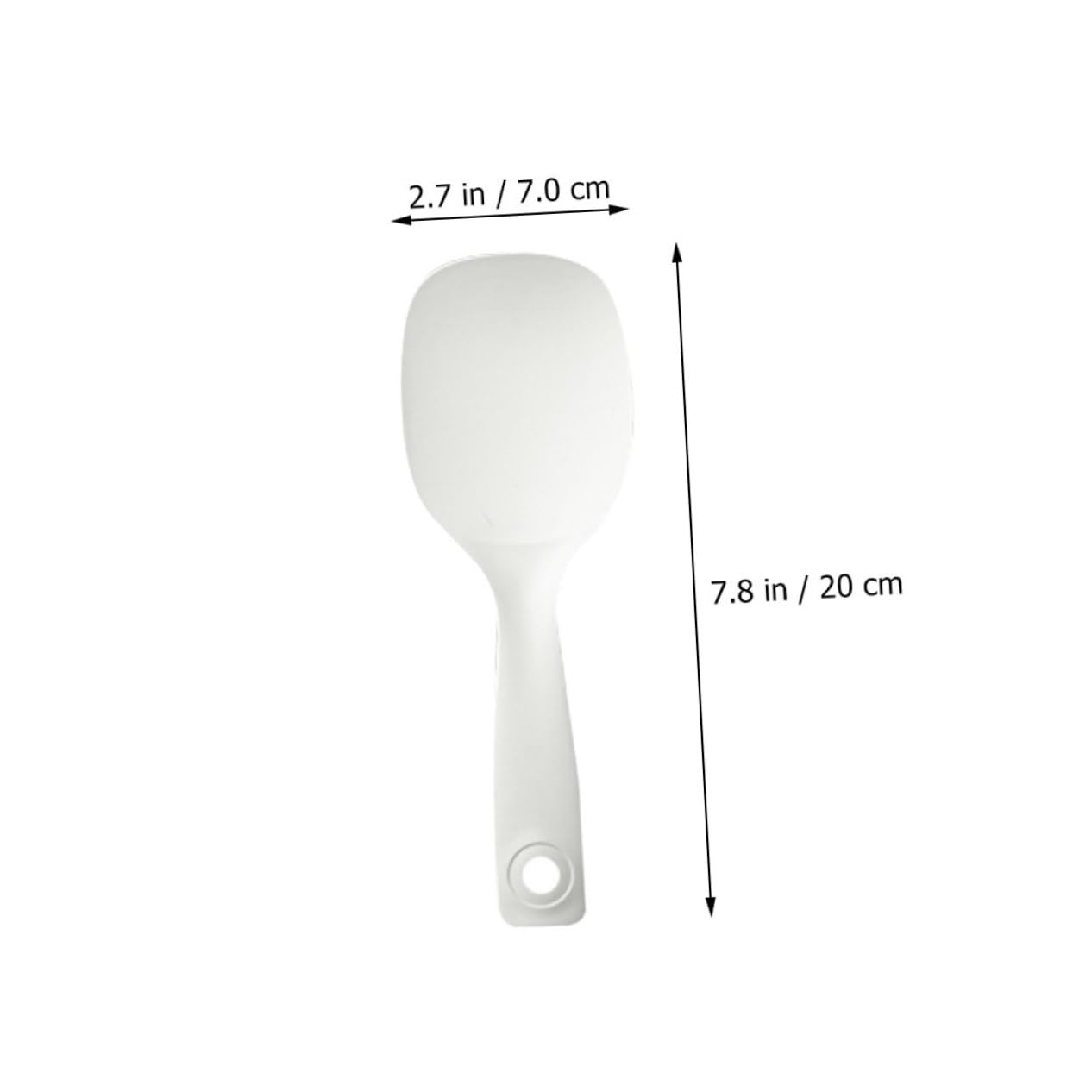 UTHCLO Rice Spoon Rice Server Rice Serving Spatula Rice Cooker Spatula Potato Server Spatula Rice Ladle Spoon Rice Scooper Plastic Rice Paddle Food Grade Pp White Non Stick Pan