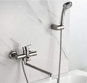 kitchen taps bath shower faucets set bathtub faucet water mixer crane tap with hand shower stainless steel bathroom faucets