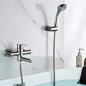 Kitchen Taps Stainless Steel Bathtub Faucet Bathroom Shower Hot and Cold Water Mixing Polished Brused Bathtub Faucets Tap