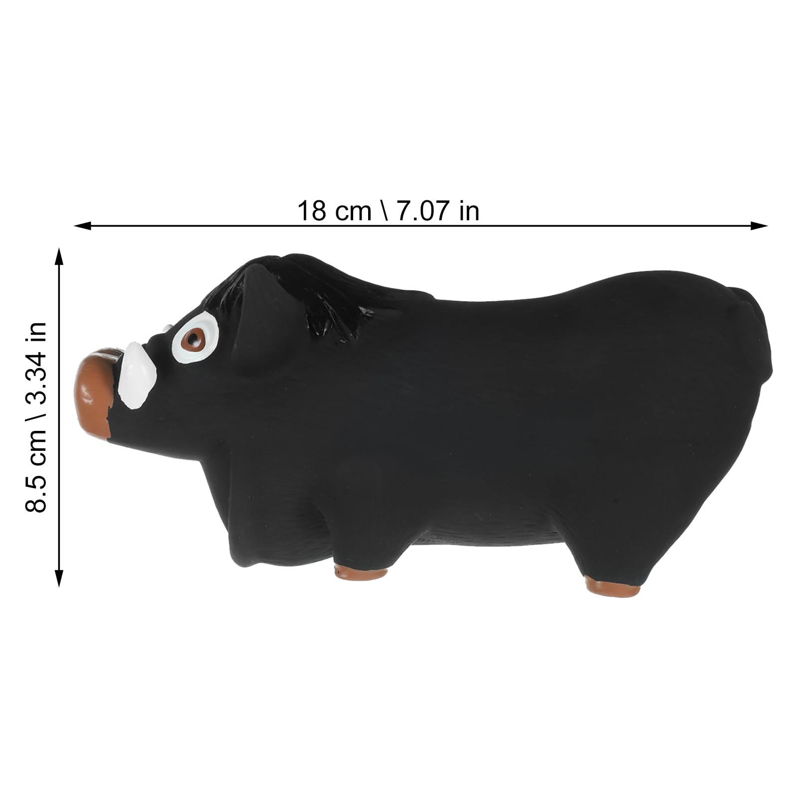 Squeaky Latex Dog Toys Small Dog Squeaky Toy - Wild Boar Screaming Pig Dental Chew Toy for Puppies and Small Dogs - Pet Toy and Puppy Chew Toy