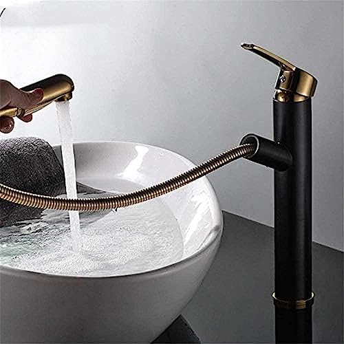 Kitchen Taps Classic Single-Lever Bath Mixer Tap Sink Filler Brass Hot and Cold Water Single Hole Sink Sink Faucet