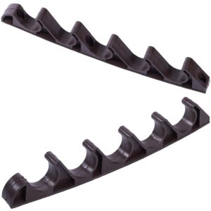 gorgecraft 2pcs 6 positions brown plastic adjustable bracket 10" l x 1.4" w outdoor chaise lounge brackets chair replacement parts back support for patio lawn yard furniture back-height multi position