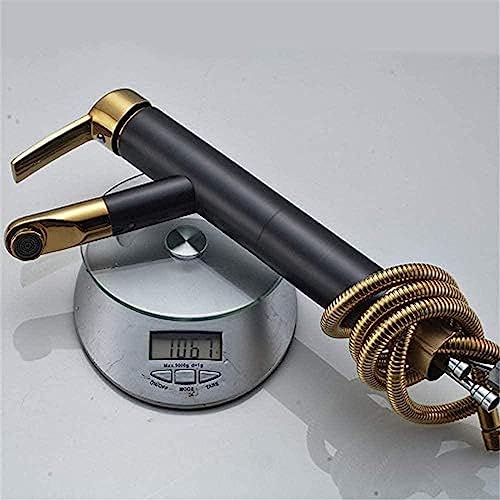 Kitchen Taps Classic Single-Lever Bath Mixer Tap Sink Filler Brass Hot and Cold Water Single Hole Sink Sink Faucet