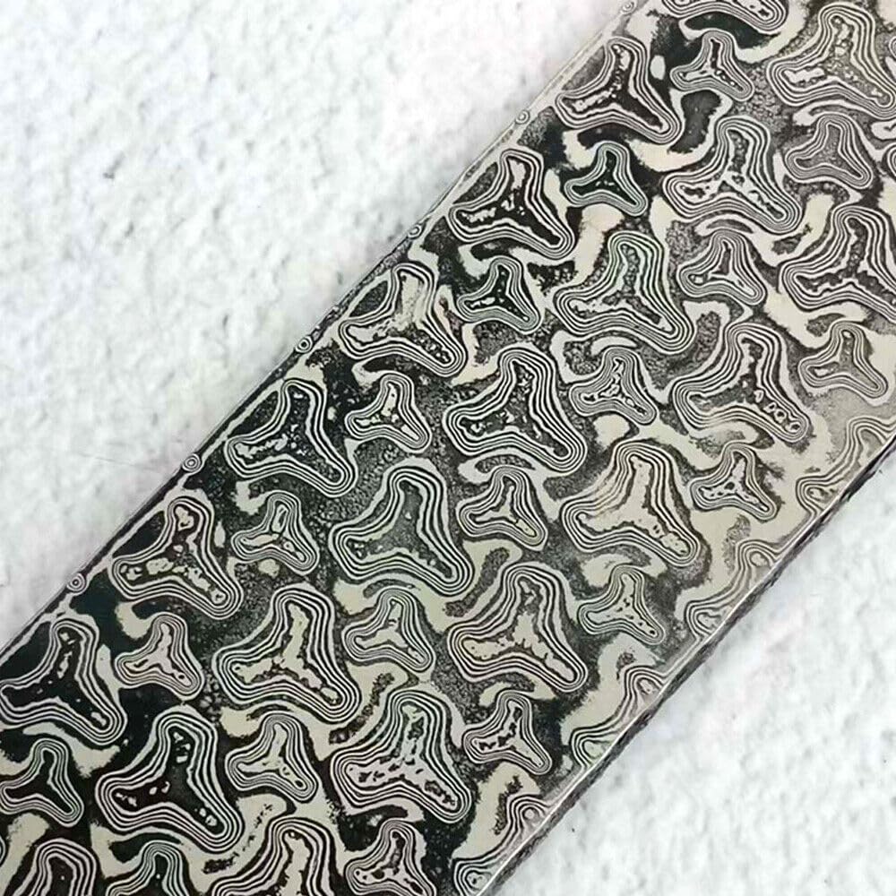 VG10 Damascus Sandwich Steel Billet Blanks Knife Making Material Heat Treated 150x25x3mm