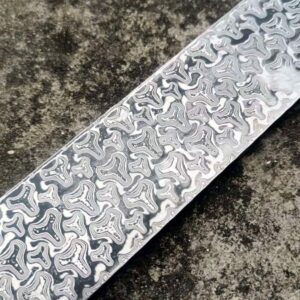 VG10 Damascus Sandwich Steel Billet Blanks Knife Making Material Heat Treated 150x25x3mm