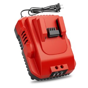 koomicy 18v battery charger replacement for milwaukee m18 battery charger compatible with milwaukee 18v charger 48-59-1812 red