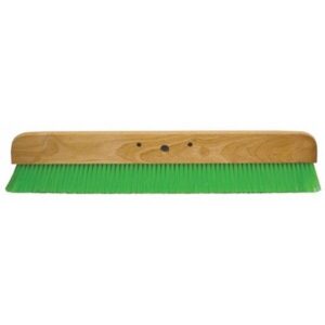 kraft tool concrete finishing broom 36" green nylex bristles