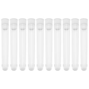 the lord of the tools 10pcs sewing needles container transparent plastic needle storage container needlework tool with cap sewing embroidery accessories 8.72×1.2cm