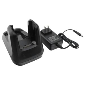 MC3300 1-Slot USB Charge Cradle with Spare Battery Charger Kit for Zebra MC330K MC330M Handheld PDA Barcode Scanner Mobile Computer,Safe Charging Base with Power Supply (CRD-MC33-2SUCHG)