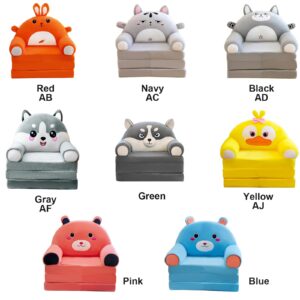 Cushion Plush Sofa, Foldable Sofa Cushion Plush 2 in 1 Lounger Bed Cushion Plush Sofa (H)