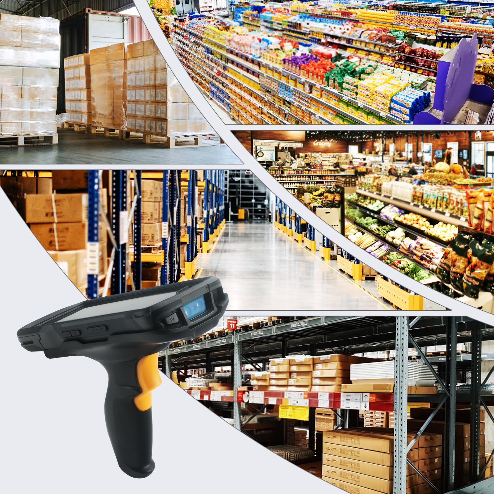 TC53 Trigger Handle for Zebra TC53 TC58 Handheld Barcode Scanner Mobile Computer (TRG-NGTC5-ELEC-01) - Requires Use with Rugged Protective Case (SG-NGTC5EXO1-01) for Safe Sensitive Scanning